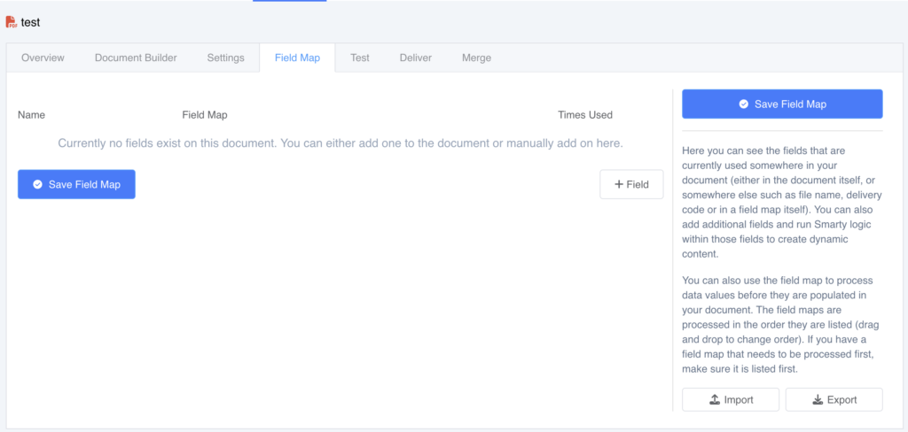Document Add Field